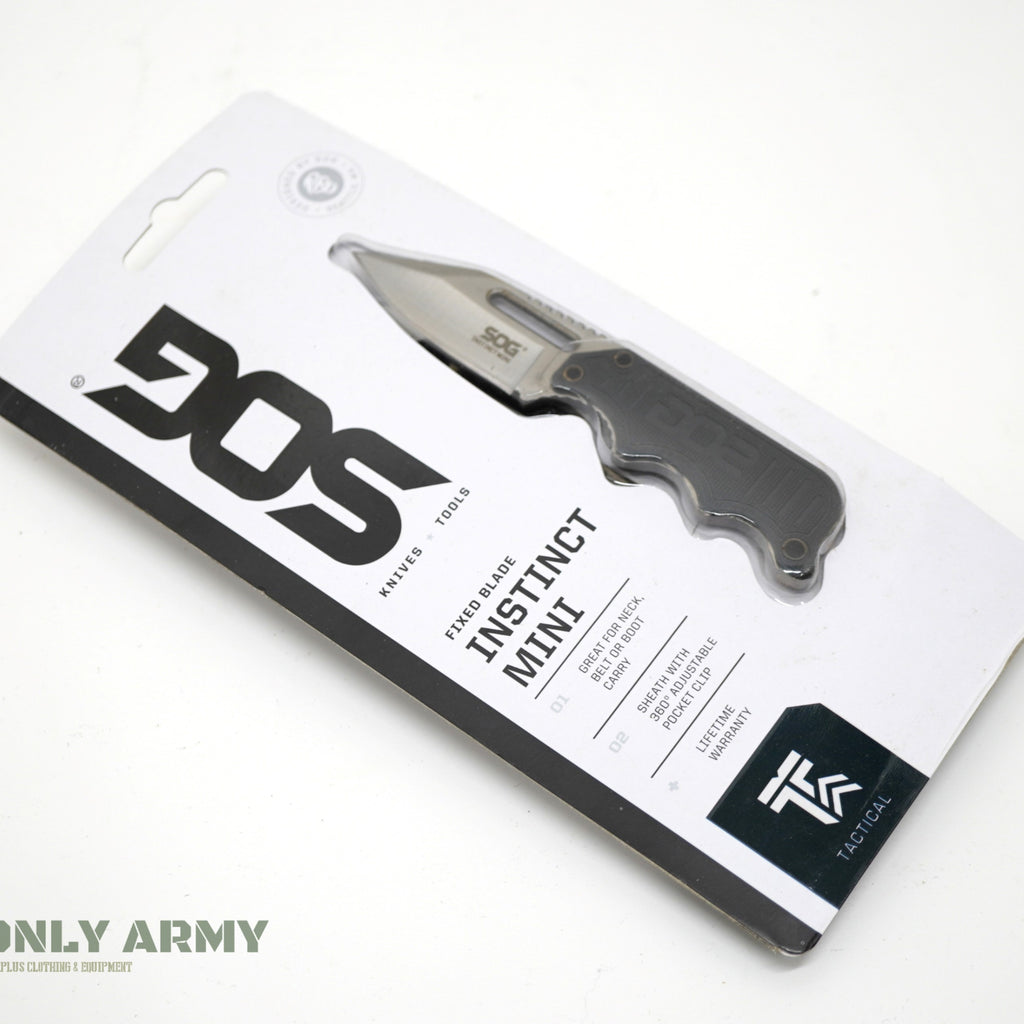 SOG Instinct Mini Knife (Fixed Blade) – Only Army Surplus