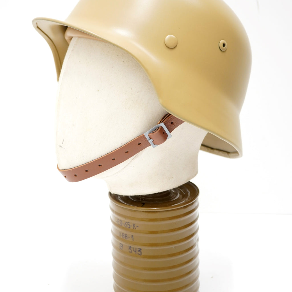 WW2 German Army M40 Helmet - Desert Tropical Dunkel Gelb – Only Army Surplus