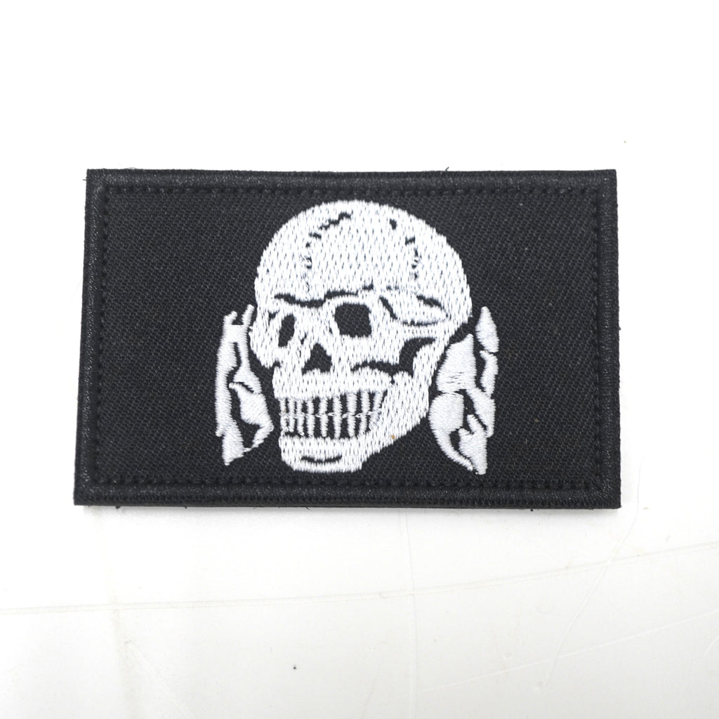 Waffen SS Velcro Patch German WW2 Skull Badge – Only Army Surplus