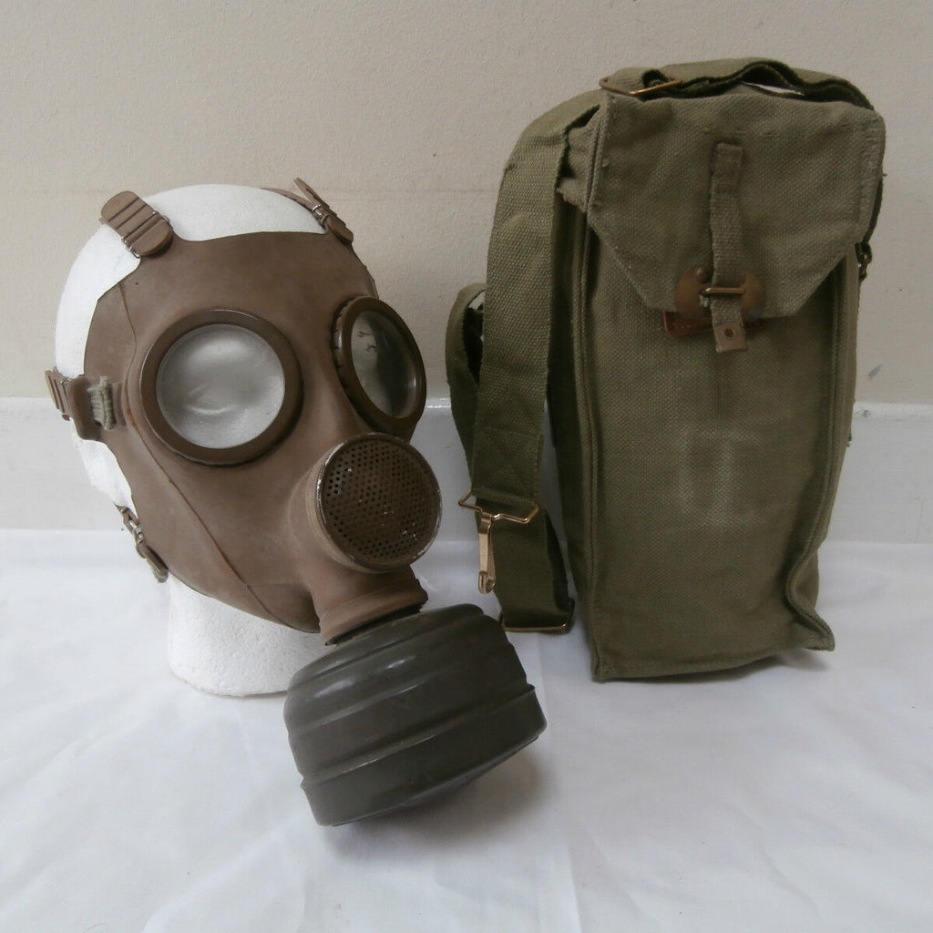 Belgian M51 Army Gas Mask With Filter & Bag Original Military Issue Eq ...