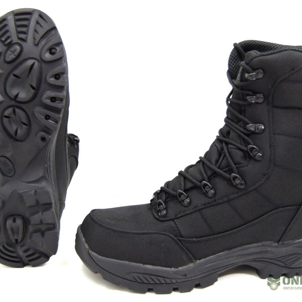 Commando Black Boots Dutch Army Special Forces Style Waterproof Assaul ...