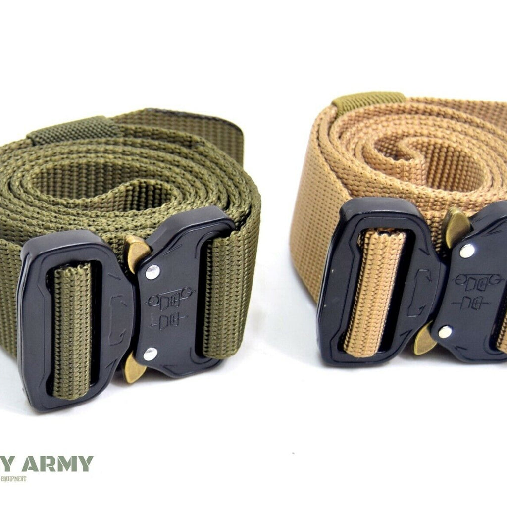 Military Spec Rigger Belt Metal Buckle Heavy Duty Combat Quick Webbing ...