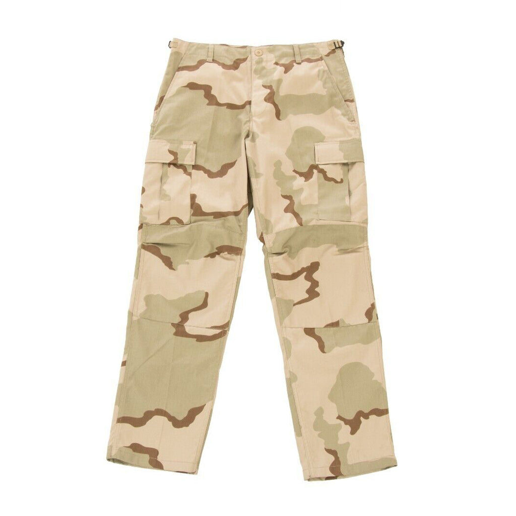 US Army Style Desert Pants Trousers Tri Colour Camo Combat Trouser Car ...