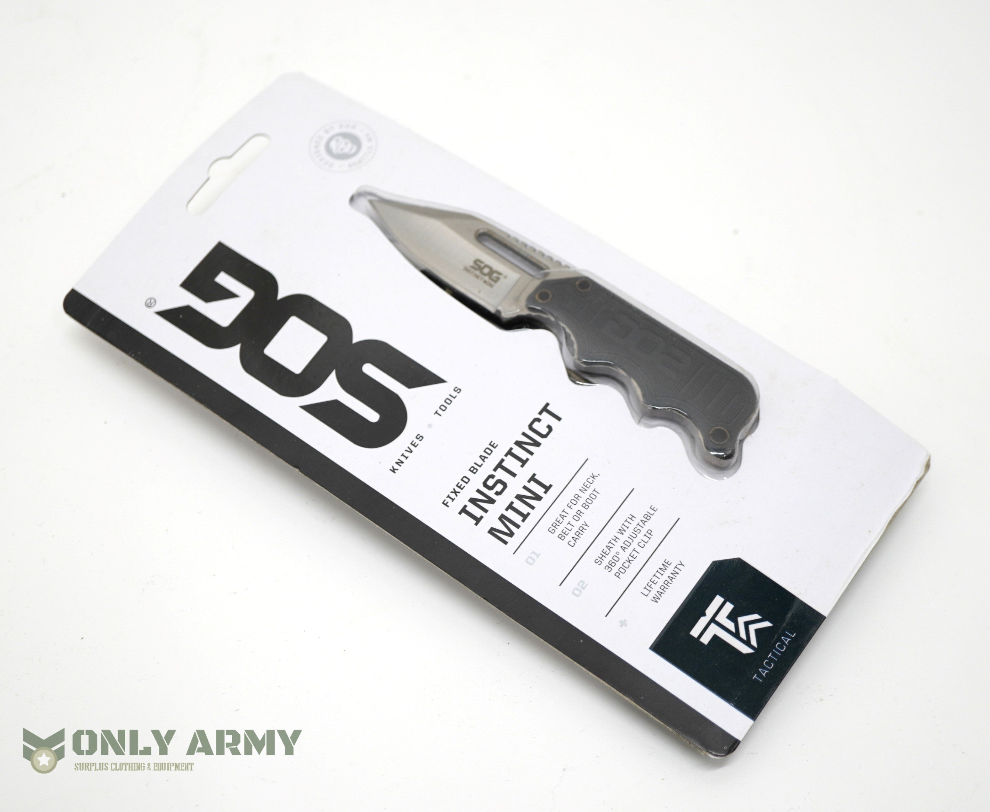 SOG Instinct Mini Knife (Fixed Blade) – Only Army Surplus