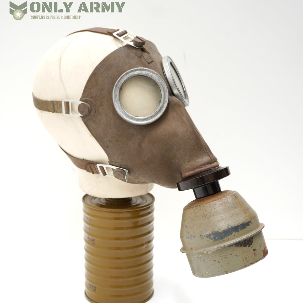 French Army L702 1939 Gas Mask + Filter – Only Army Surplus