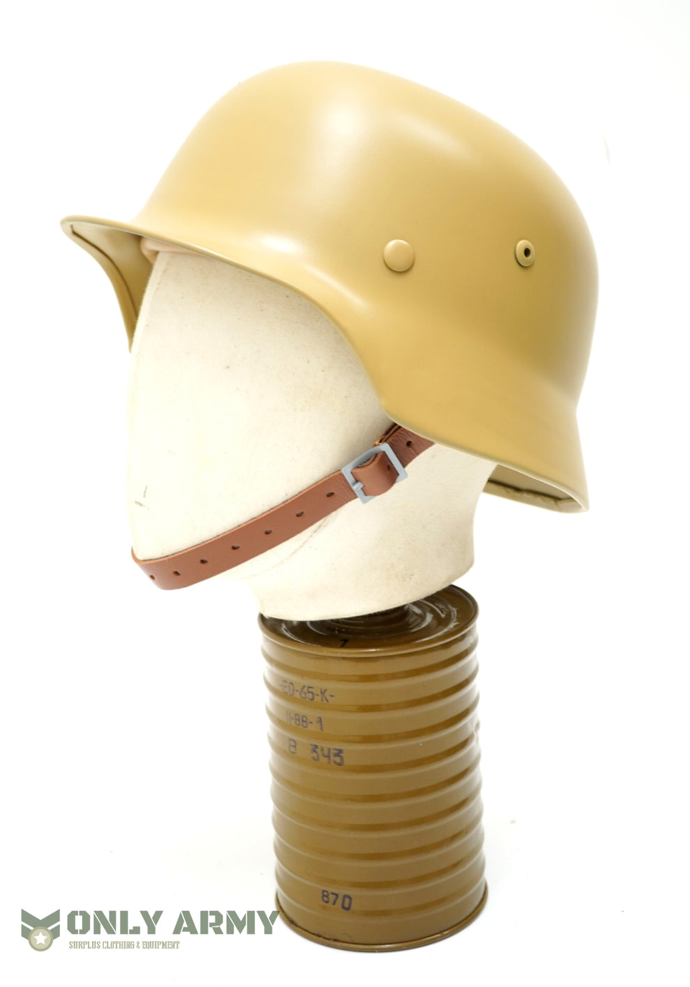 WW2 German Army M40 Helmet - Desert Tropical Dunkel Gelb – Only Army Surplus