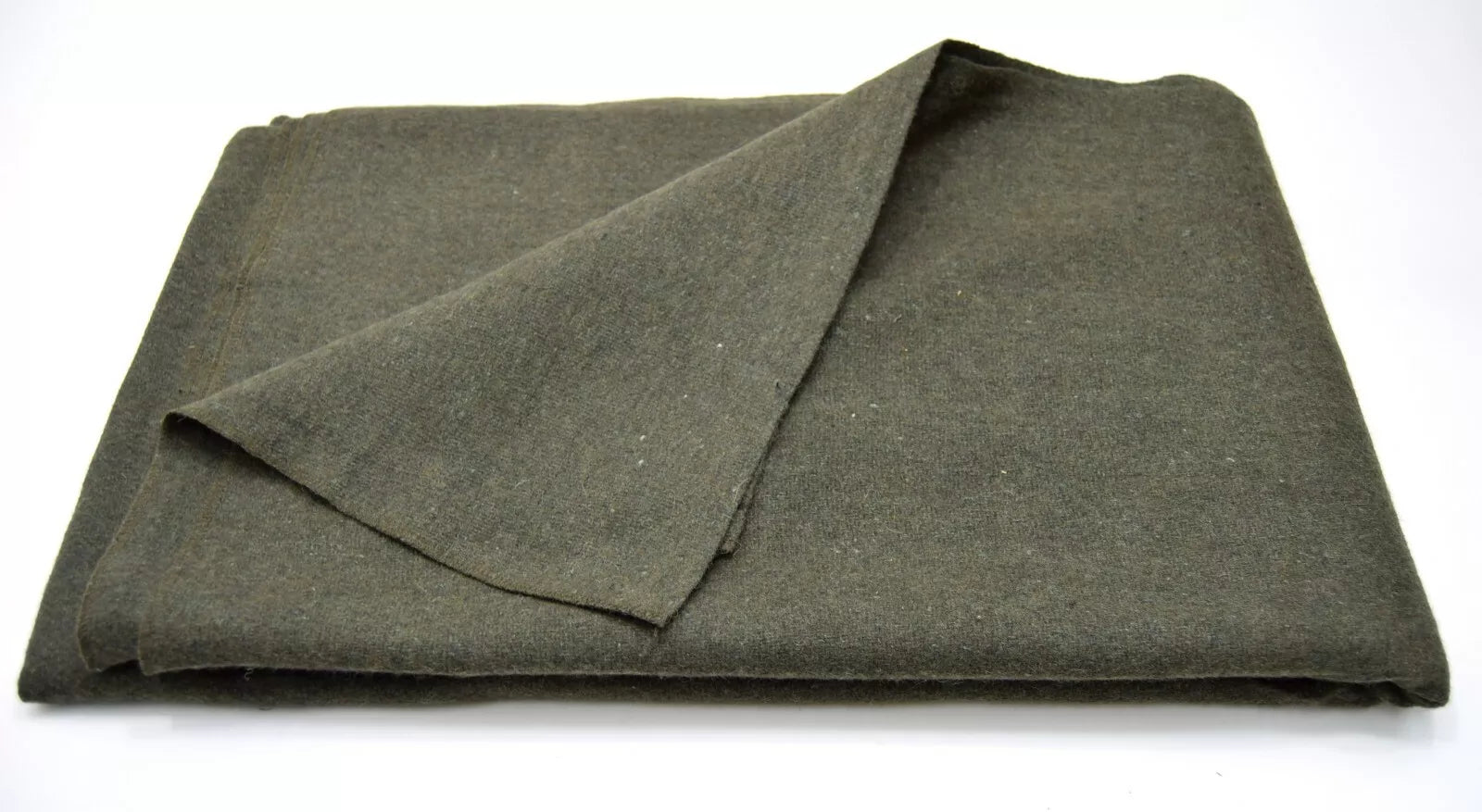 Army Surplus 75% Wool Blanket Military NEW Bedding Large Double Olive ...